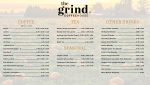 Menu – The Grind Coffeehouse